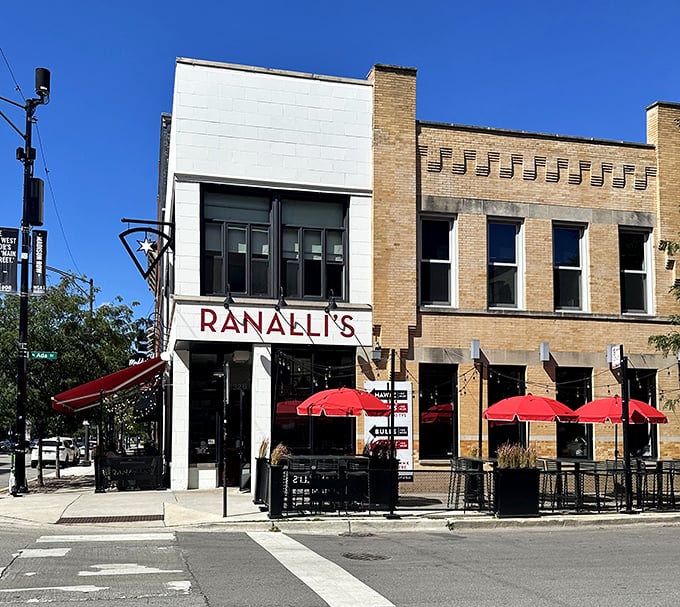 Ranalli's corner spot in West Loop looks like it was designed by someone who understands pizza is serious business.