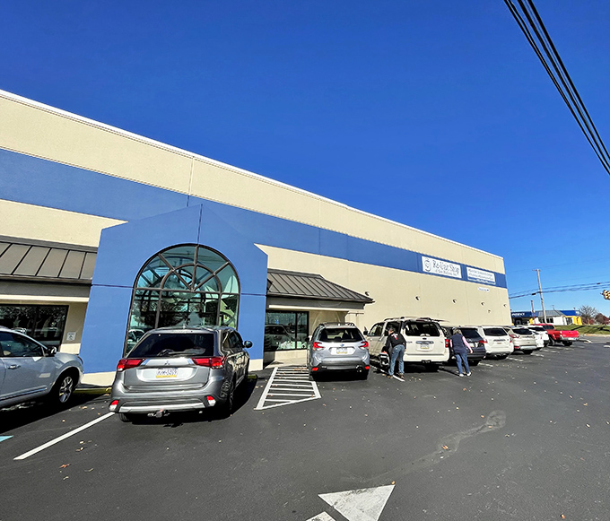 The unassuming blue exterior of Re-Uzit Shop hides a world of wonders&mdash;like finding Narnia in a strip mall.