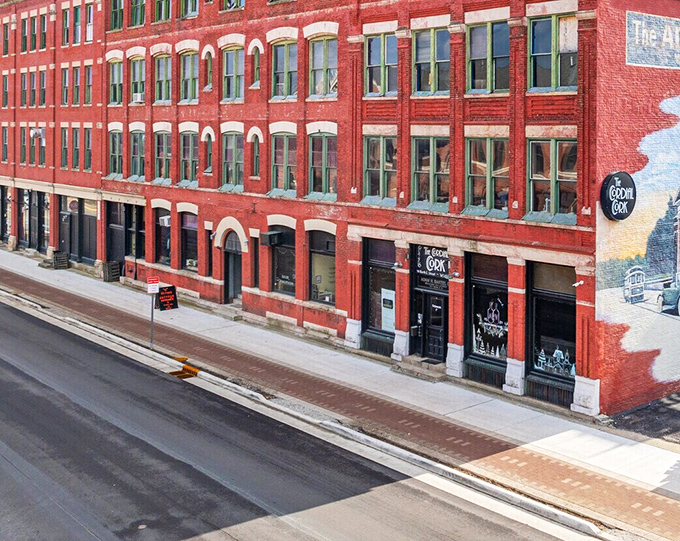 These historic storefronts have witnessed decades of community gatherings and still radiate welcoming small-town energy.