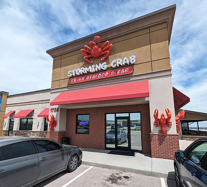 Those giant red lobsters aren't just decoration &ndash; they're Storming Crab's way of saying "prepare for seafood serious enough to warrant bibs."