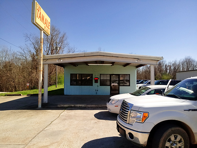 The humble blue Tamale Place in Vicksburg might not look like much, but inside those walls, tamale magic happens daily!