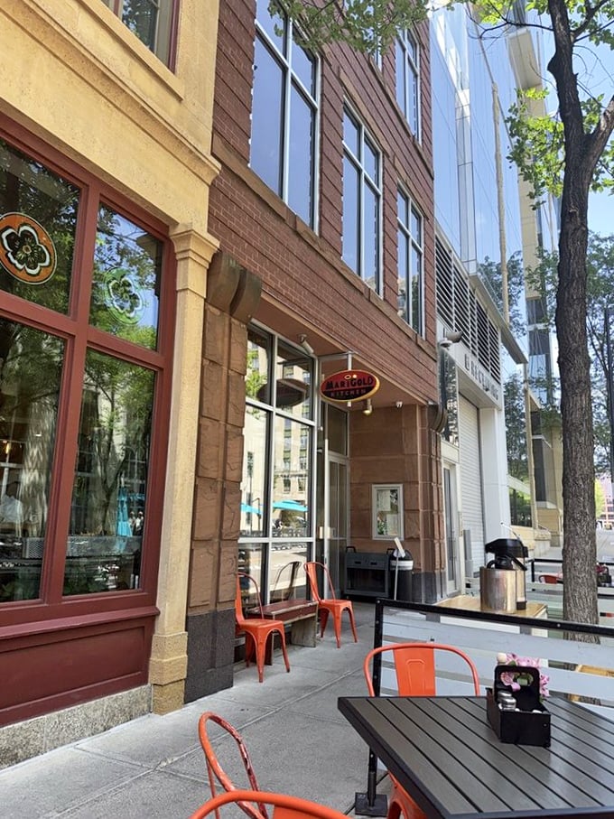 Marigold Kitchen's brick facade hides Madison's breakfast treasure &ndash; where morning meals get the gourmet treatment they deserve.