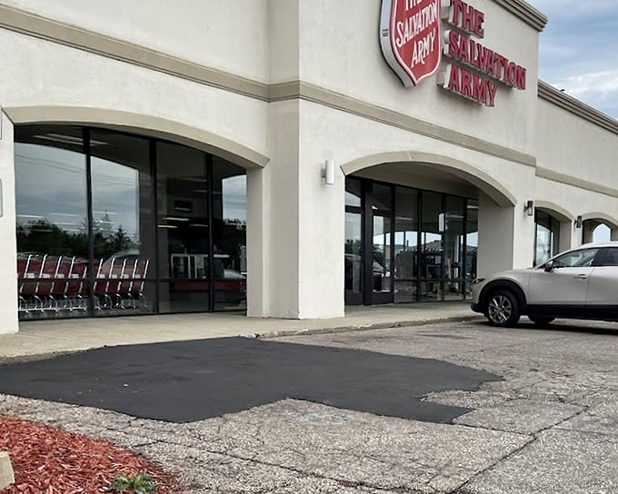 The Salvation Army's clean, welcoming storefront offers more than just deals. It's a community cornerstone disguised as a thrift store.