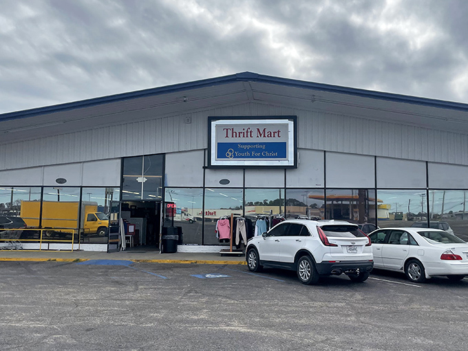 Thrift Mart's humble exterior hides a wonderland of affordable finds. Supporting Abilities First Gulf Coast while filling your closet&mdash;win-win!