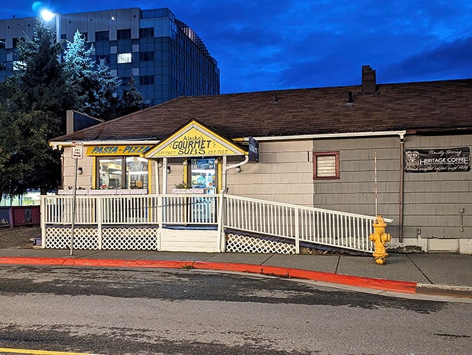 A humble exterior hiding sandwich greatness &ndash; this little shop has "local favorite" written all over its sunny fa&ccedil;ade.