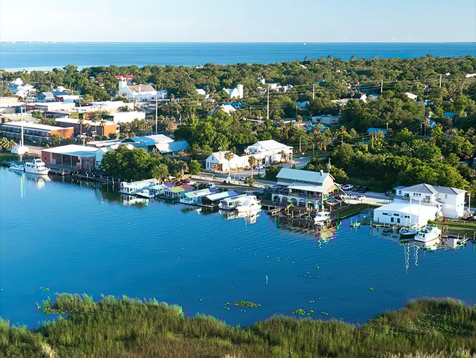 Apalachicola's waterfront whispers stories of maritime history. Where fishing isn't just a hobby—it's the heartbeat of the town.