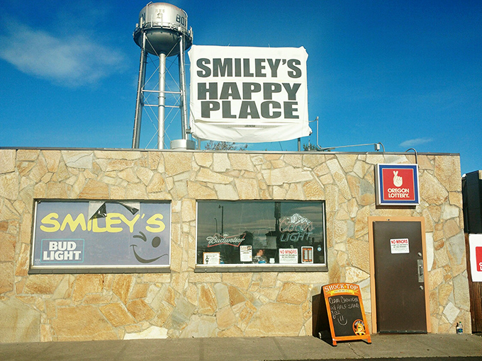 "Smiley's Happy Place" - now that's truth in advertising if I ever saw it!