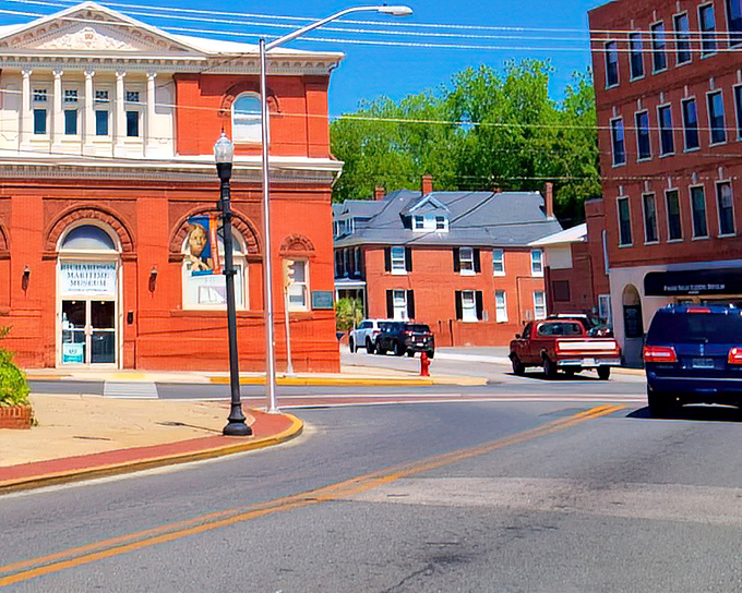 Aerial view of Cambridge reveals a town where water meets history, creating a postcard-worthy setting for everyday life.