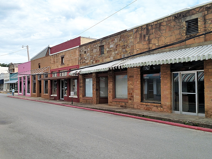 Behind these modest storefronts in Clinton lies a community where Social Security checks cover more than just the basics.