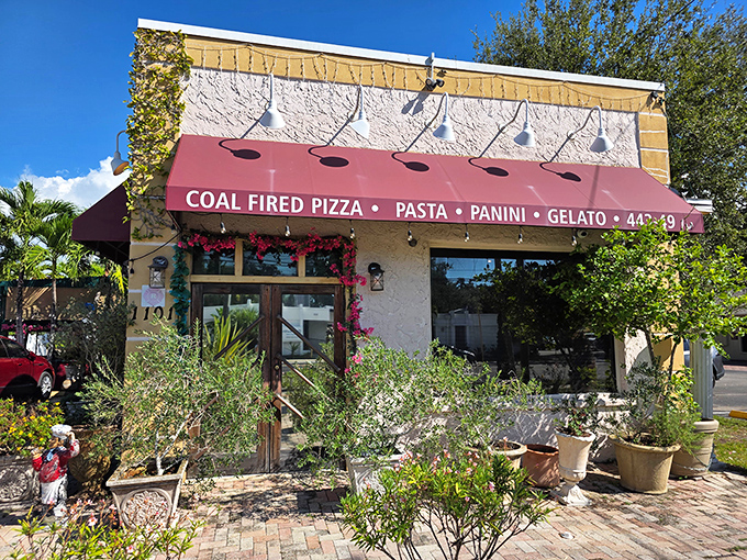 The charming storefront at Cristino's looks plucked from an Italian village. Those flowering plants practically whisper "homemade goodness inside."
