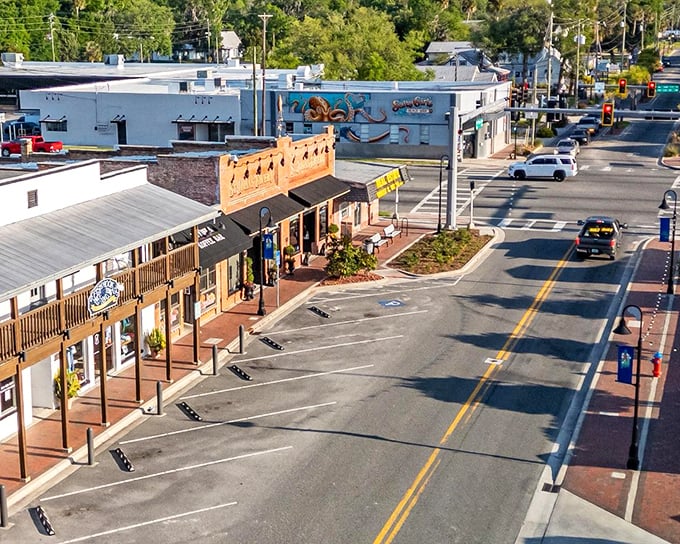 The small-town main street leads straight to the waterfront, where palm trees sway and manatees wait to say hello.