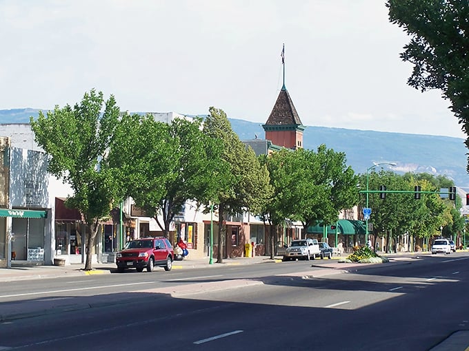 Delta's tree-lined streets offer shade in summer and spectacular color in fall. Nature's retirement amenities at no extra charge.