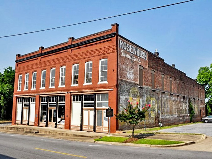 This architecture anchors downtown Demopolis like a liquid landmark, providing the soundtrack to countless conversations and community moments together.