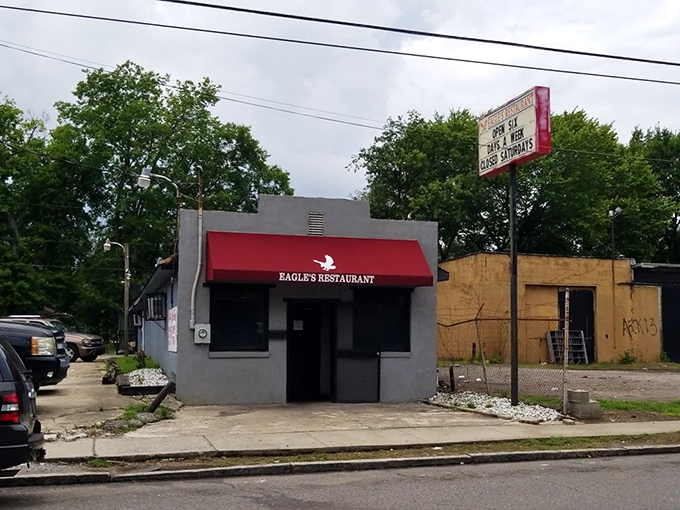 Don't judge this soul food sanctuary by its cover – Eagle's tiny building houses Birmingham's biggest flavors.