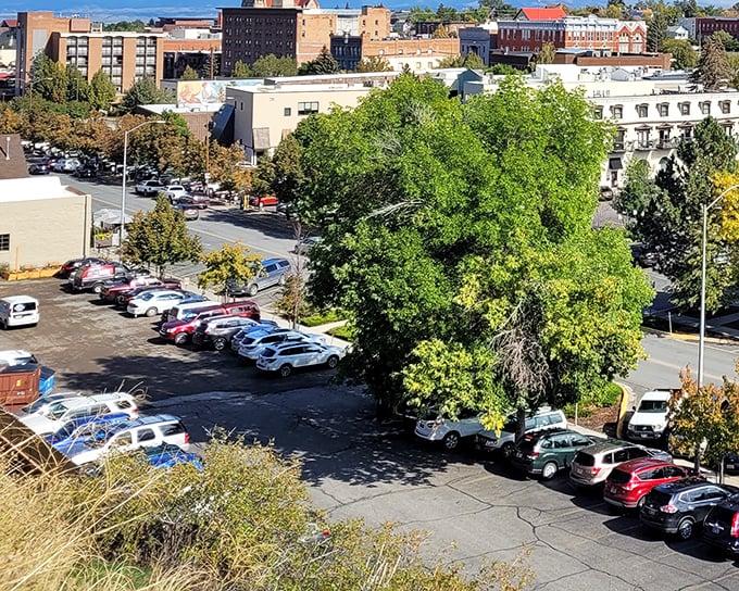 Downtown Butte offers historic charm and affordable living with plenty of parking for residents running errands on a budget.
