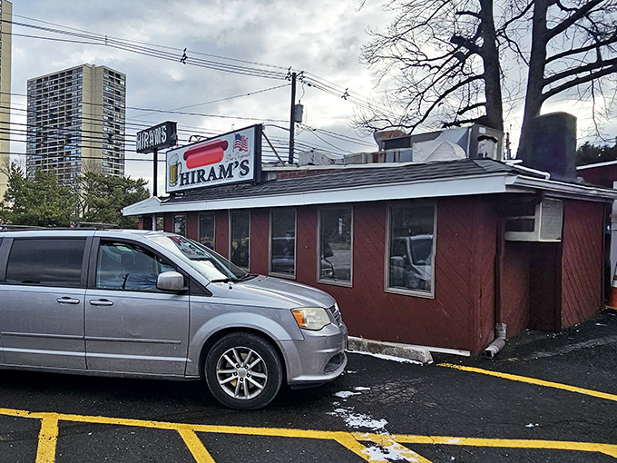 This humble red building houses hot dog royalty. The kind of place where your dad took you, and now you take your kids.