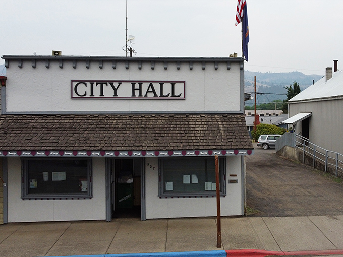 City Hall here operates on human scale, where democracy feels personal and town meetings actually matter to neighbors.