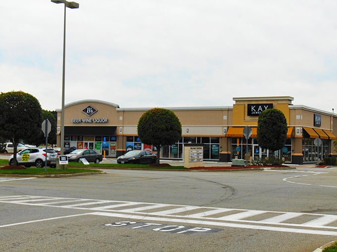 Even modern shopping centers here maintain a respectful distance from the town's historic core, letting each generation breathe.