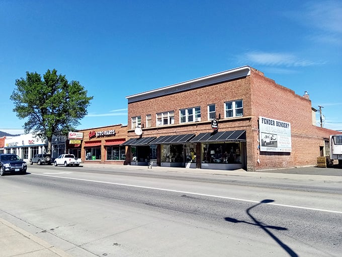 Historic brick buildings line La Grande's streets like old friends sharing stories from the frontier days.