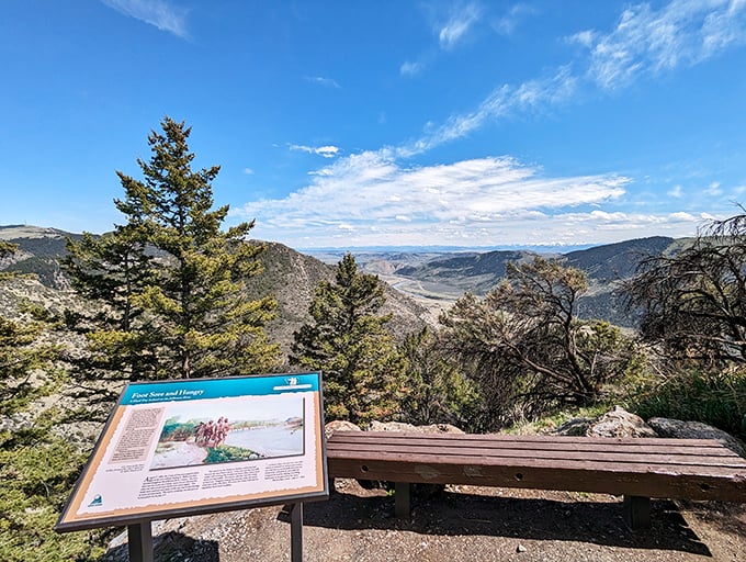 Where the forest meets the sky. The park's scenic trails wind through pine forests with glimpses of Montana's big blue horizon.