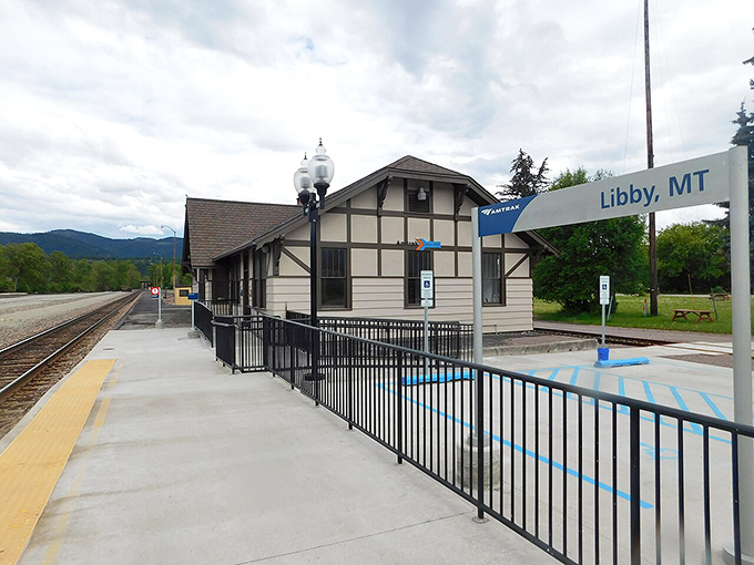 This quaint train station isn't just welcoming travelers to Libby&mdash;it's welcoming retirees to a town where fixed incomes go the extra mile.