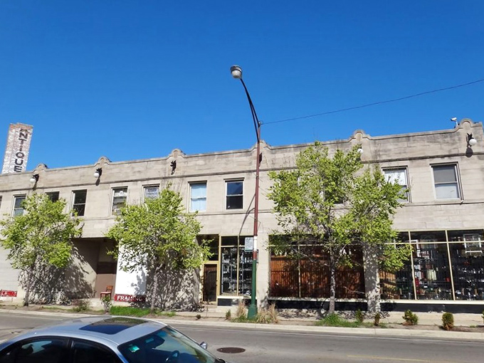 Historic charm meets bargain hunting. This building has probably seen more fashion trends than Vogue magazine.