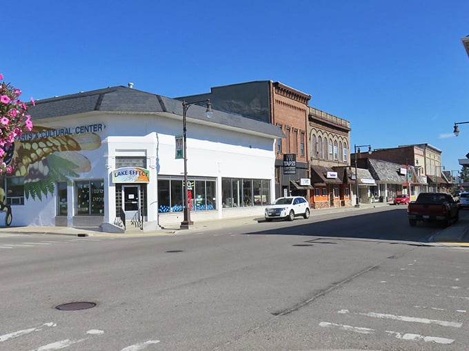 Sunset paints the main street in peaceful tones, where everyday life moves slower and your savings last longer.
