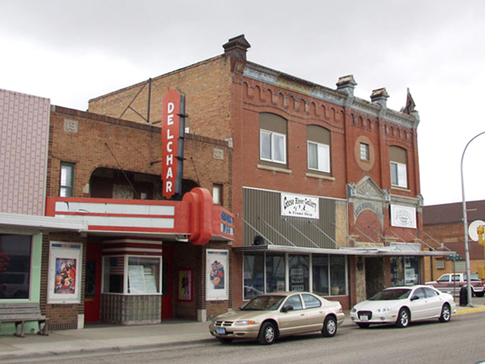 Delmar Theater's vintage sign promises entertainment without the need for 3D glasses, smartphone apps, or second mortgages.