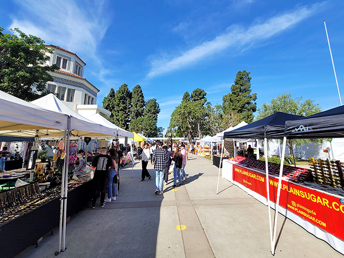 Sunday best at Melrose Trading Post means carefully curated booths where fashion-forward shoppers find one-of-a-kind pieces.