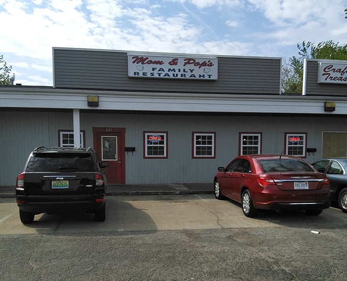 This unassuming family restaurant proves that the best dining experiences often come in plain gray packages.