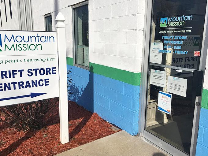 That welcoming entrance practically invites you to discover what bargains await your shopping cart.