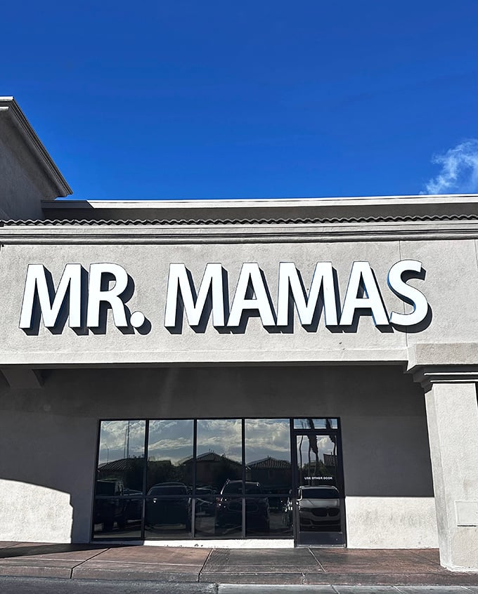 Behind these simple letters lies a pancake paradise that puts casino buffets to shame. Mr. Mamas doesn't need fancy&mdash;the food speaks volumes!