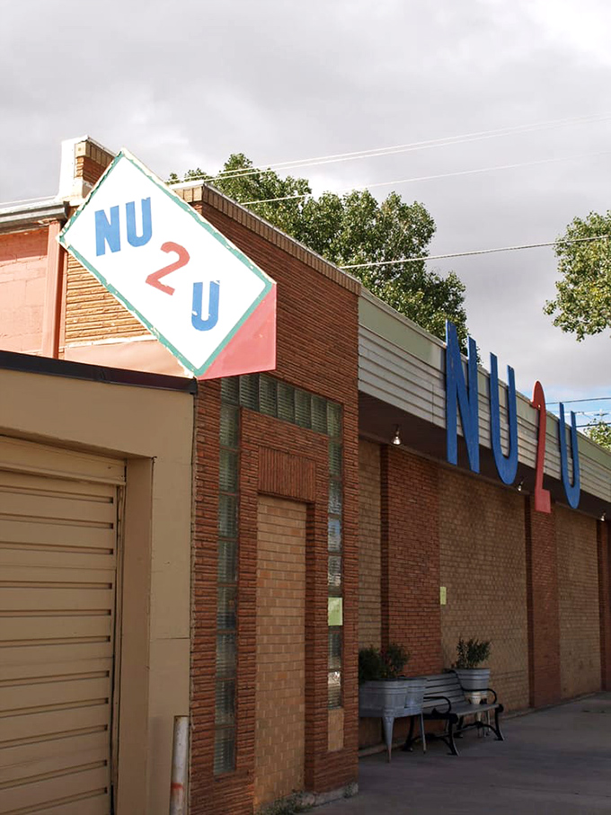The quirky NU2U sign has become a Laramie landmark, guiding smart shoppers to bargains that feel like highway robbery.
