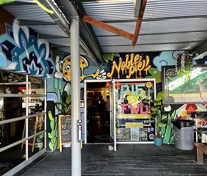 Street art and serious pizza &ndash; Noble Pie captures Reno's artistic spirit in every colorful corner.