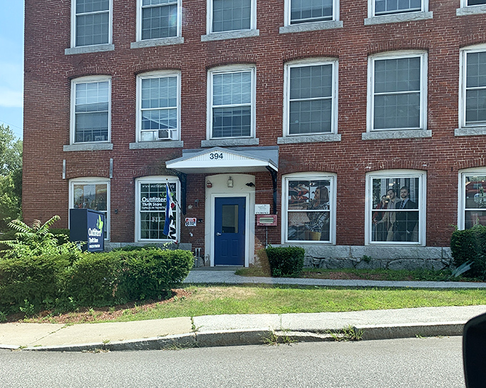 Three stories of vintage treasures in a building with stories of its own. History selling history!