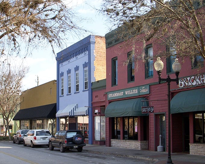 Palatka's historic district offers riverside charm without waterfront prices. This brick beauty houses local businesses with reasonable rates.