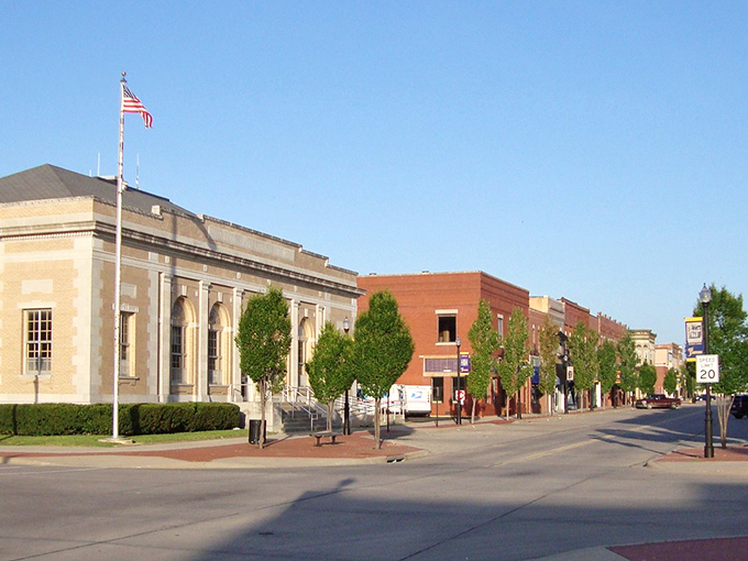The classic architecture of Parsons' downtown buildings tells stories of a rich past while offering a budget-friendly future for retirees.