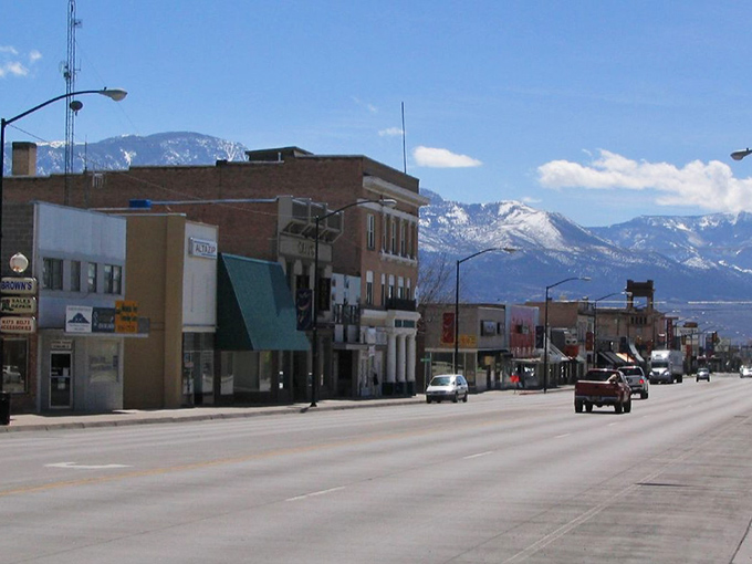 Richfield's tidy downtown stretches beneath endless blue skies. A place where your retirement dollars stretch as far as those mountain views.