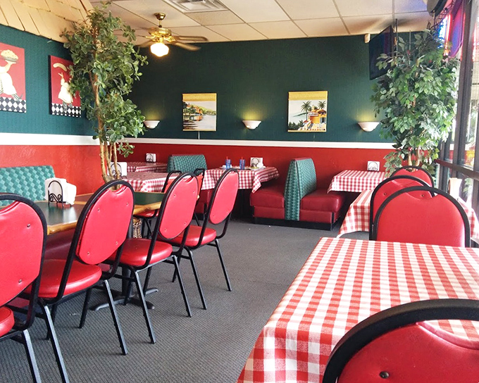 Red-checkered tablecloths and cozy booths – Santeramo's dining room feels like the Italian family dinner you've always wanted to crash.