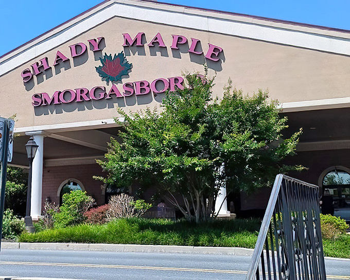 It may look like a fancy hotel, but inside it's a wonderland where buffet dreams and pie fantasies collide.