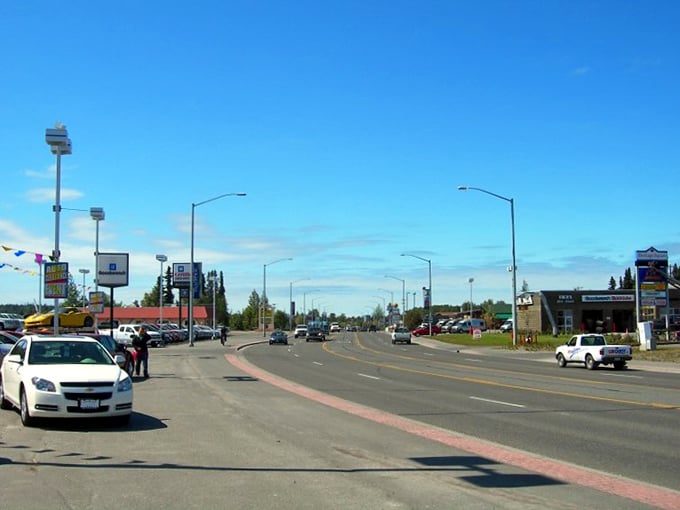 Small-town Alaska charm meets practical living - where your biggest traffic jam involves three pickup trucks.