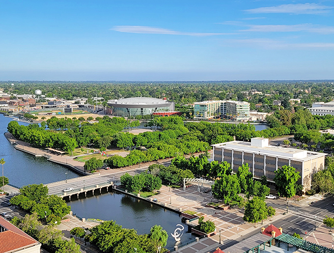 The marina and Delta waterways promise endless boating adventures, where every channel leads to another peaceful fishing spot to discover.