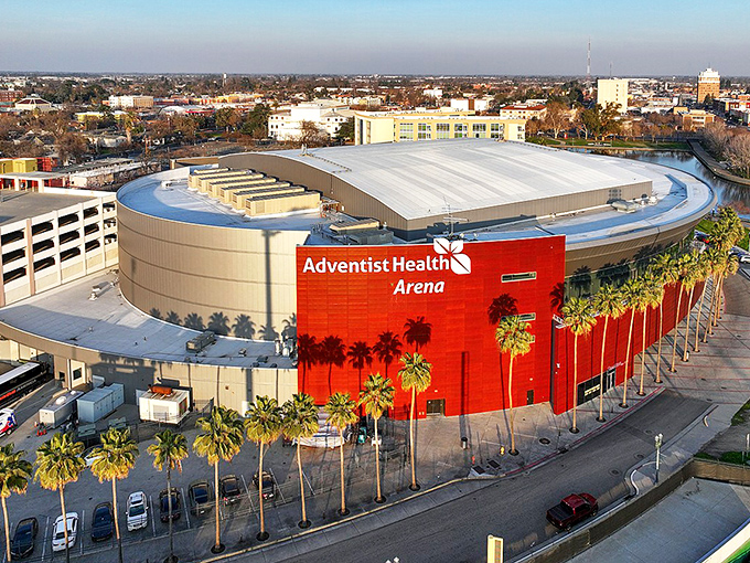 The Adventist Health Arena brings entertainment and community events to Stockton. Palm trees and sunshine included at no extra charge!