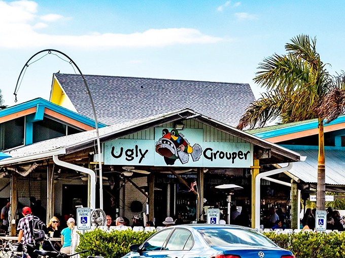 Holmes Beach character shines through this playful seafood spot where fun meets fantastic food.