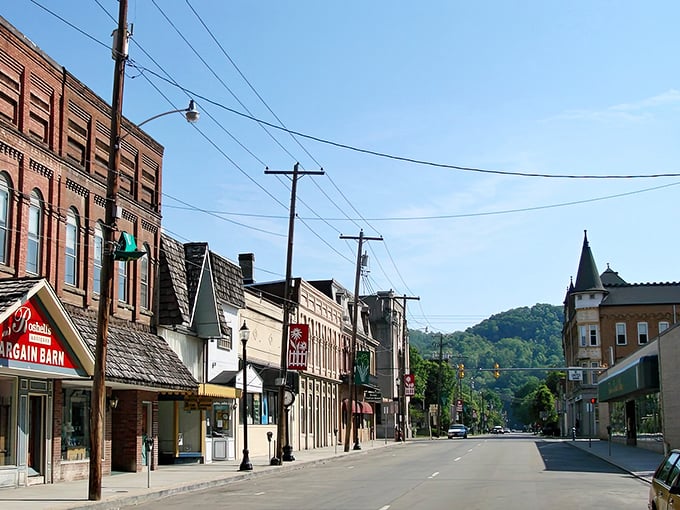 Downtown Weston proves that small-town America is alive and well, with historic buildings housing modern businesses.