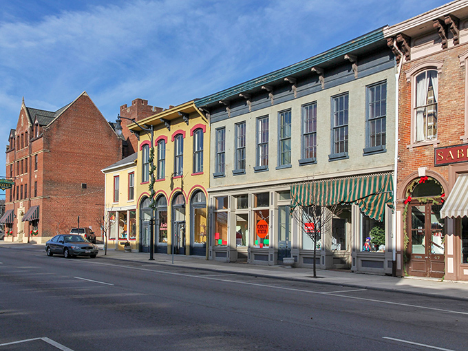 Wilmington's colorful storefronts invite exploration at a leisurely pace. These historic buildings have stories to tell if you've got time to listen.