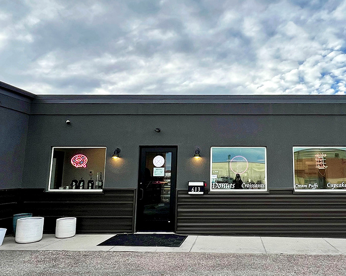 Modern minimalism meets maximum flavor behind these unassuming windows in Casper.
