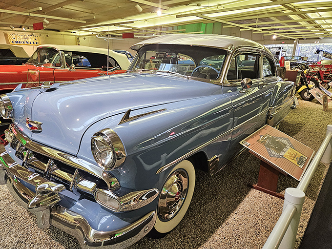 This powder-blue 1954 Chevrolet embodies the optimism of post-war America&mdash;when cars had personality and weren't afraid to wear a little makeup.