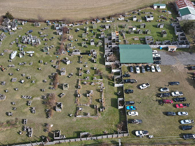 From above, this sprawling outdoor market looks like a giant's board game, where each booth represents another chance to find that perfect something.