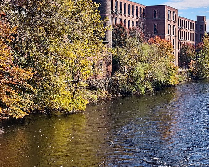 Ashton Mill stands proudly along the Blackstone River, a brick testament to when Rhode Island powered America's industrial revolution.